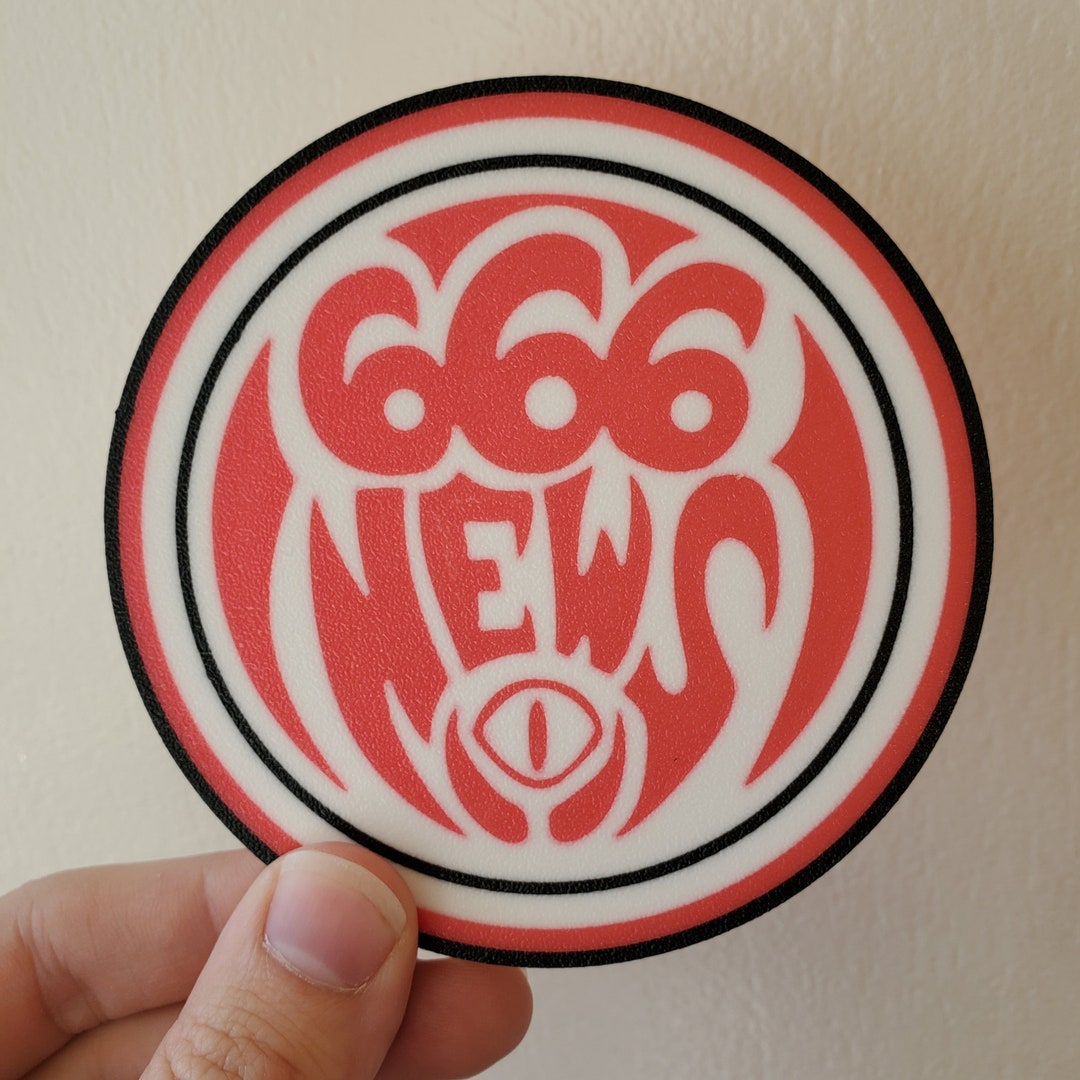 666 News Hazbin Hotel Wall Hanging/coaster/logo - Etsy