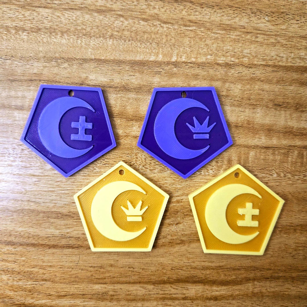 Prospit/derse King/queen Lunar Sway Homestuck Keychain - Etsy