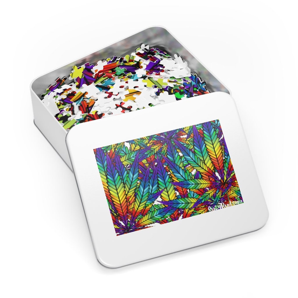 Classic Rainbow Cannabis suzy Bud Jigsaw Puzzle 252 500 - Etsy
