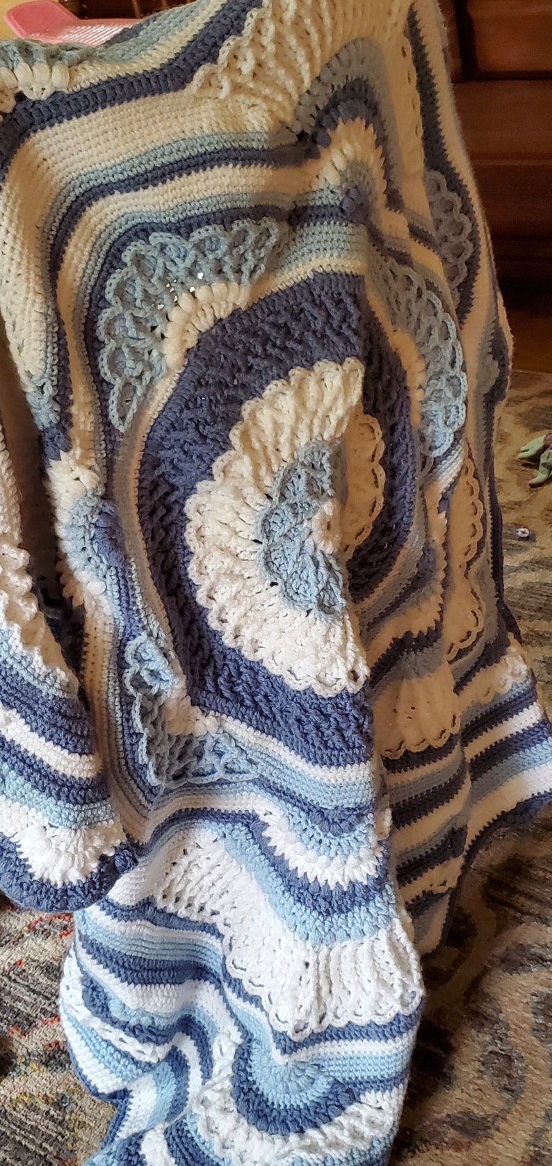 Beautiful Crochet Afghan - Etsy