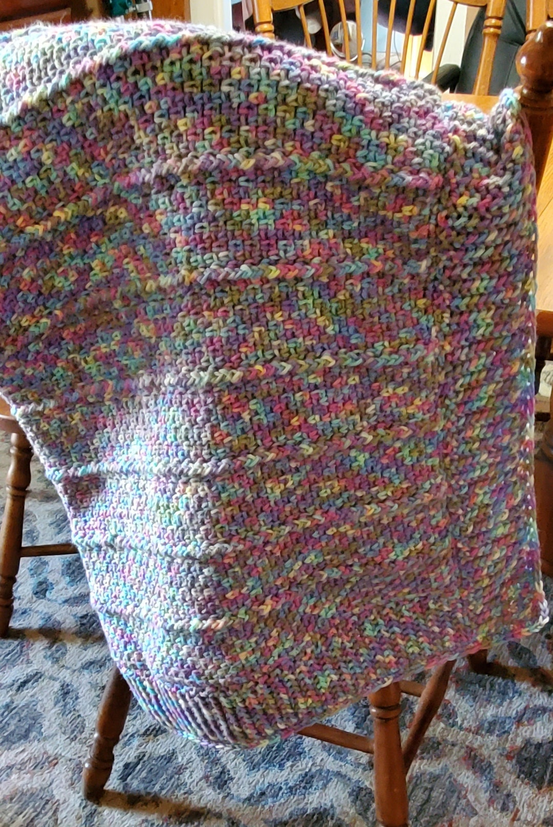 Monet Crochet Throw - Etsy