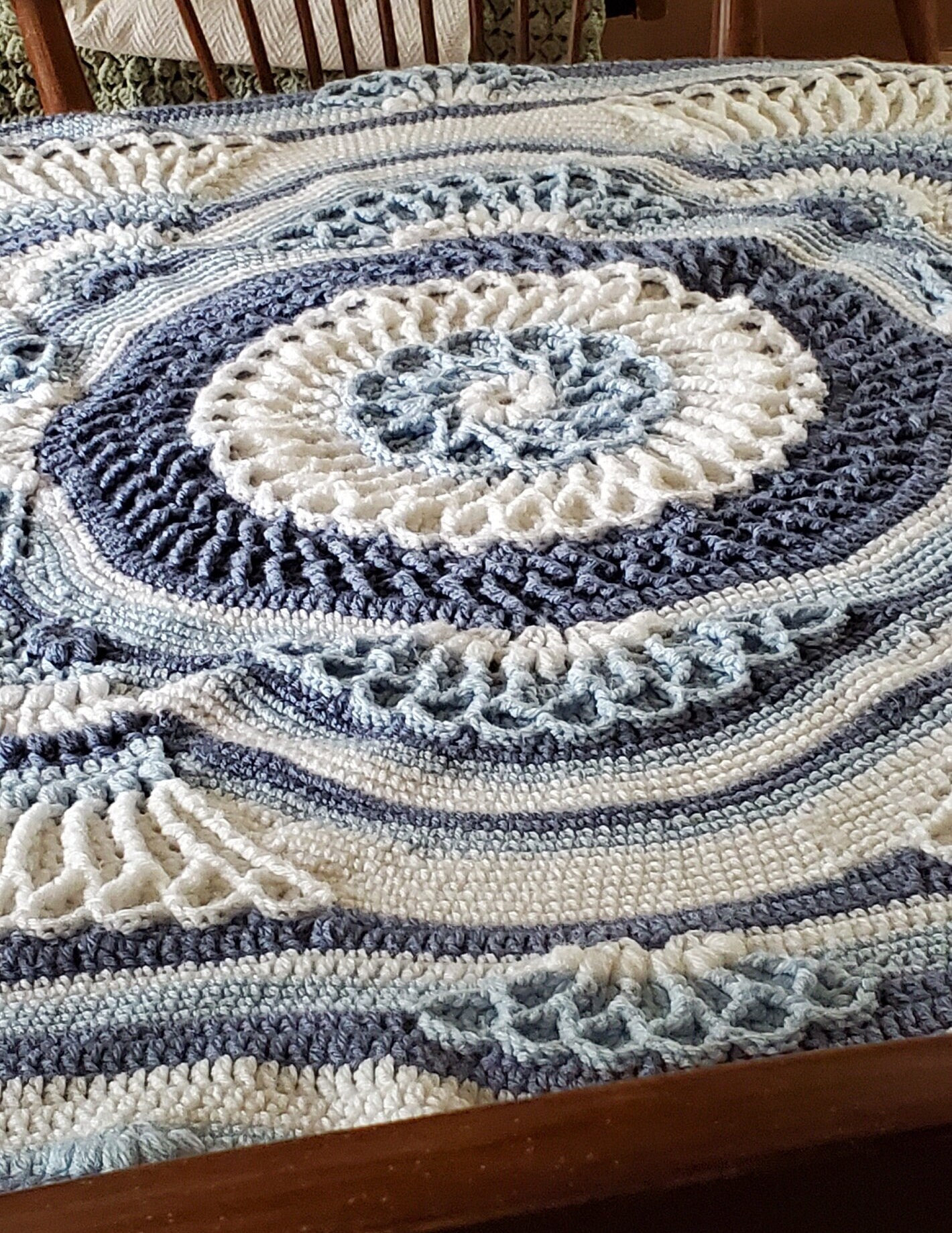 Beautiful Crochet Afghan - Etsy
