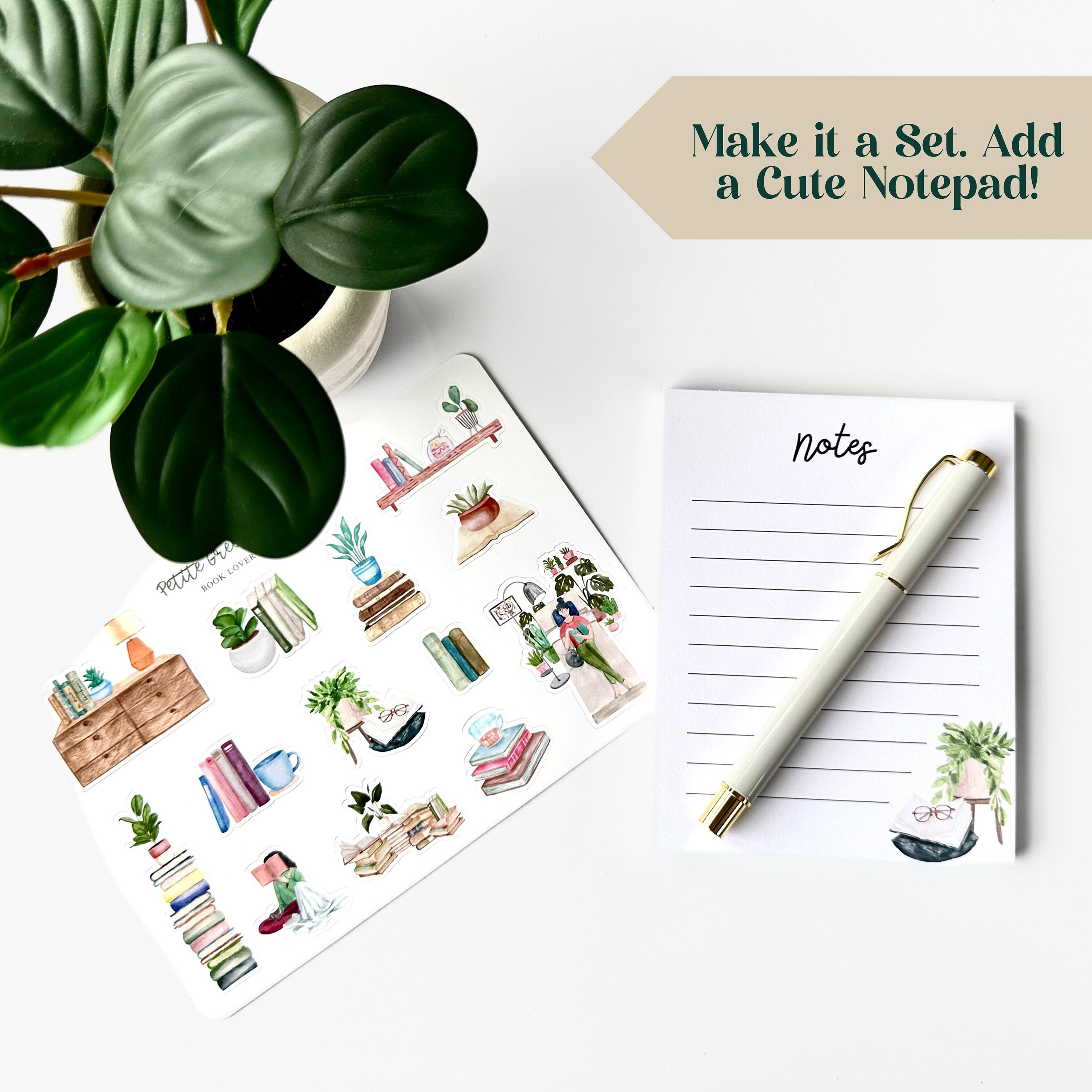 Cozy Book Aesthetic Planner Stickers, Book Lover Sticker Sheet, Reading ...