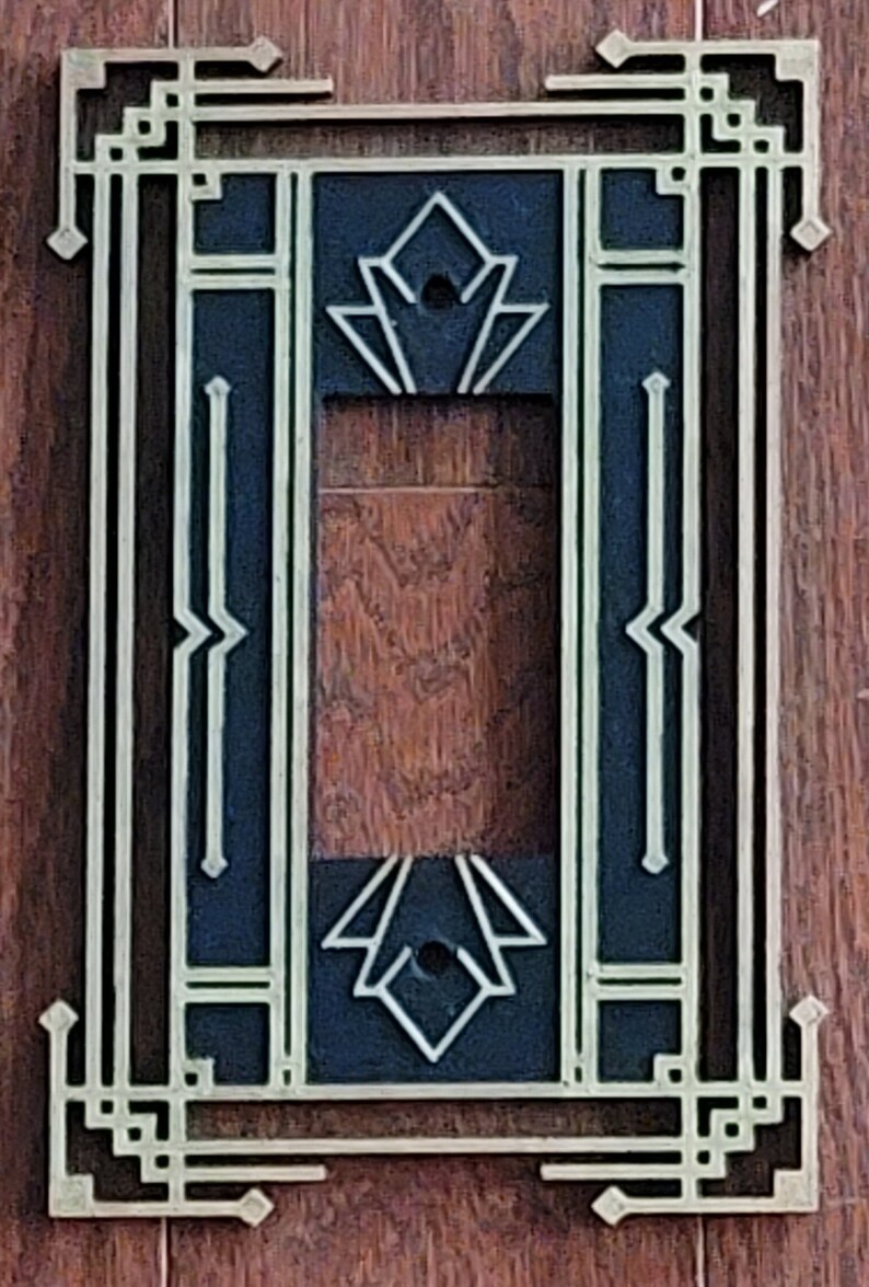 Art Deco Light Switch - Etsy