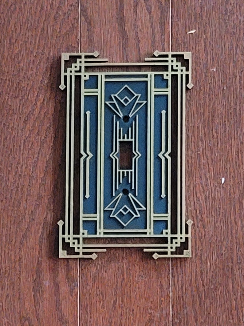 Art Deco Light Switch - Etsy