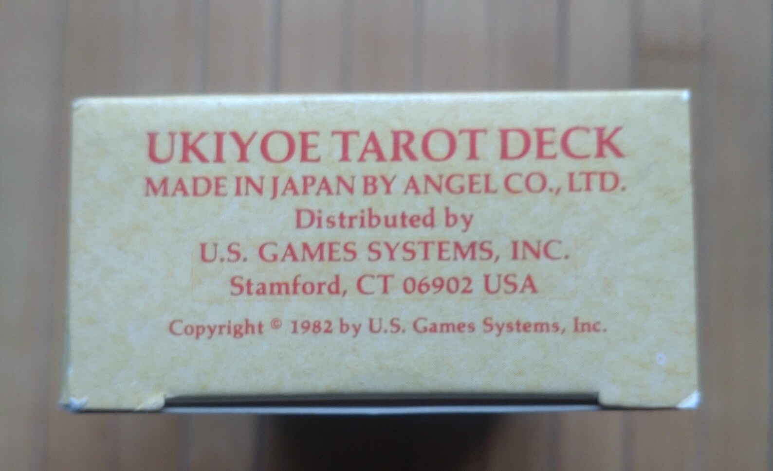 Ukiyoe Tarot 1982 Rare OOP - Etsy