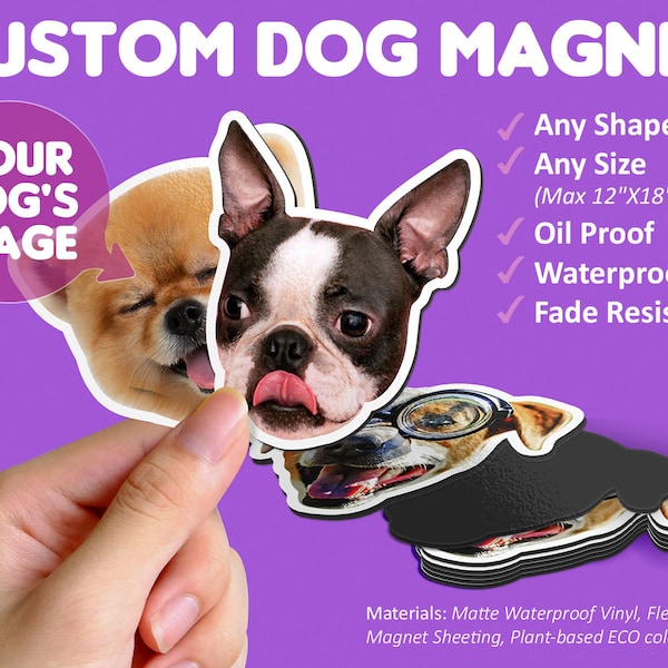 Dog Car Magnets - Etsy