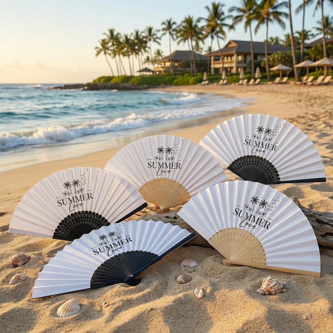 Custom Folding Fans for Corporate Events | Personalized Brand Promotion ...