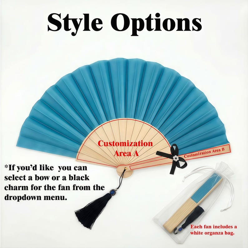 Custom Wedding Fan – Fabric Hand Fan for Wedding Party Decor ...