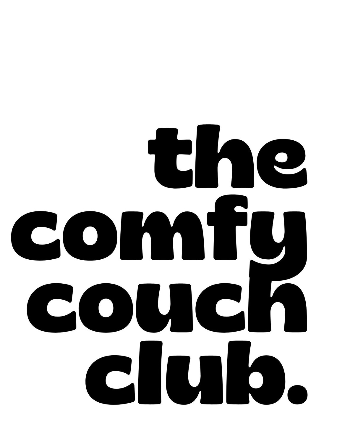 The Comfy Couch Club Digital Download - Etsy
