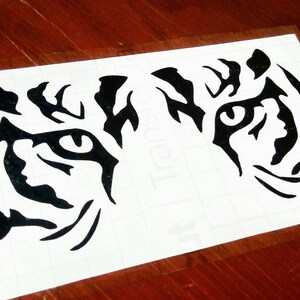Tiger Decal tiger Eyes Decal Tiger Sticker Tigers - Etsy