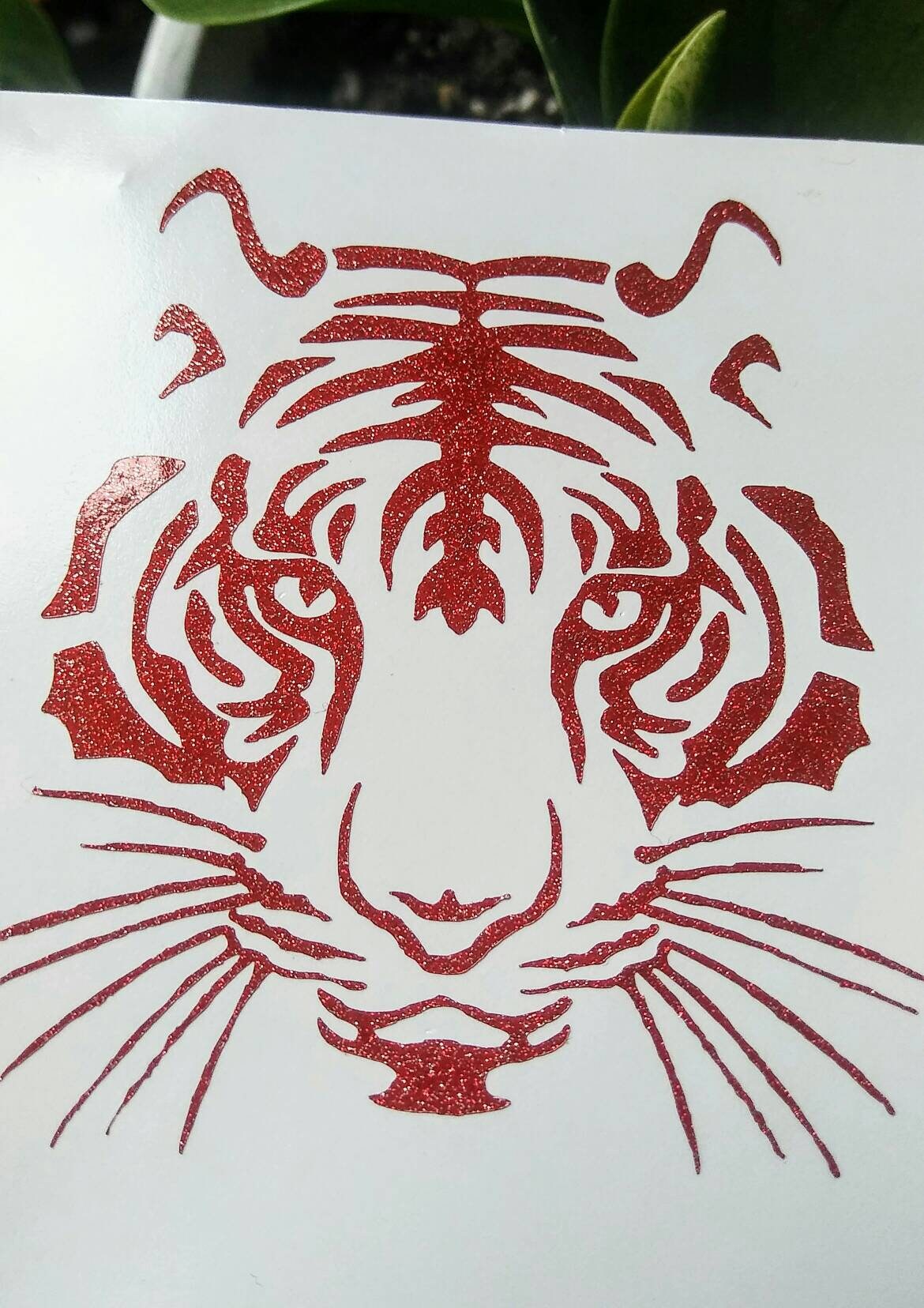 Red Tiger Stencil