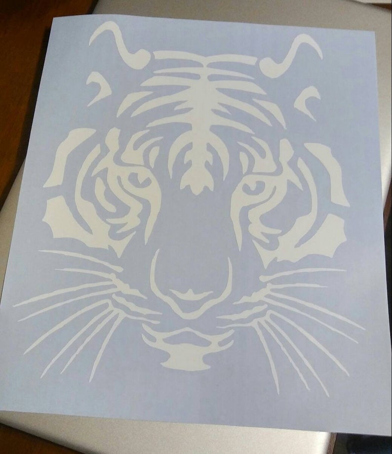 Custom Tiger Decals Tiger Head Decals Tigers Stickerscar - Etsy