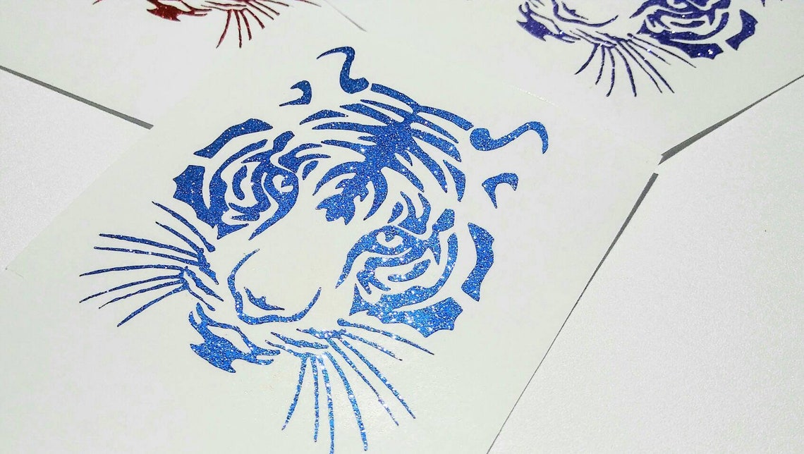 Custom Tiger Decals Tiger Head Decals Tigers Stickerscar - Etsy