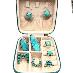 Native American Turquoise Ring Ideal Present 925 Sterling Silver Rings ...