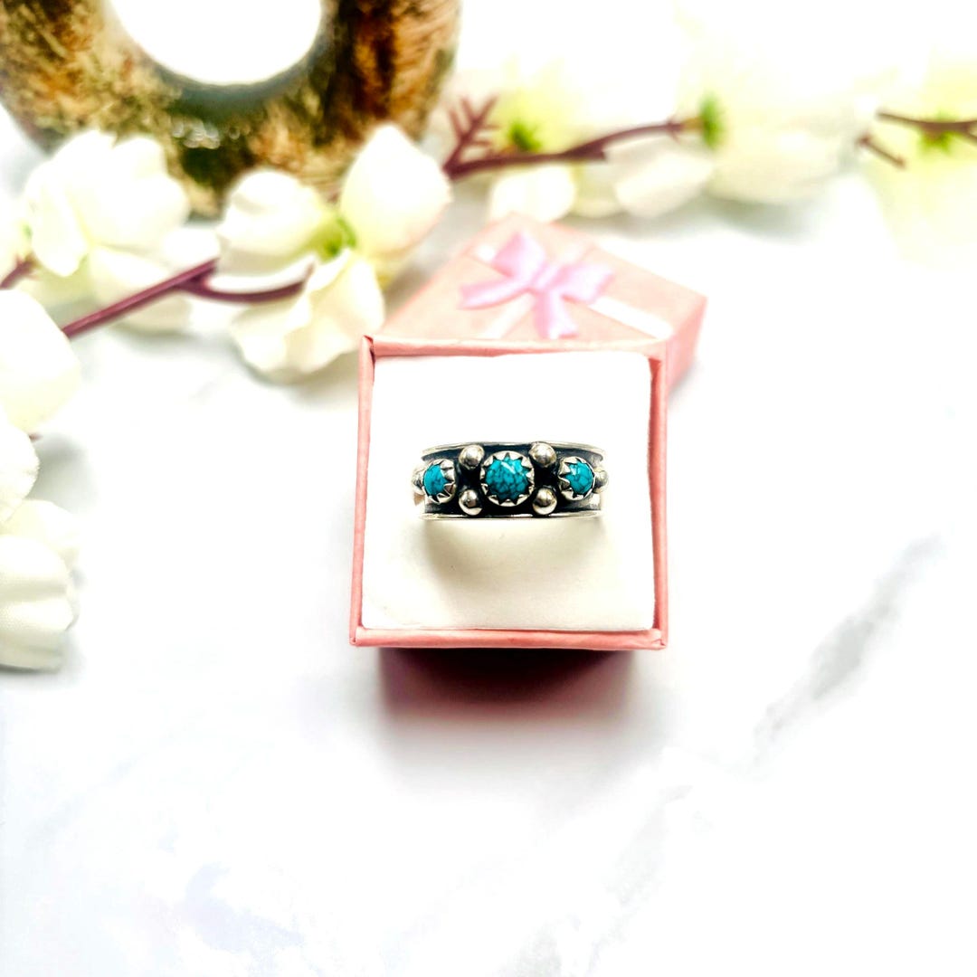 Kingsman Turquoise Band- Turquoise Band - 925 Sterling Silver Band ...