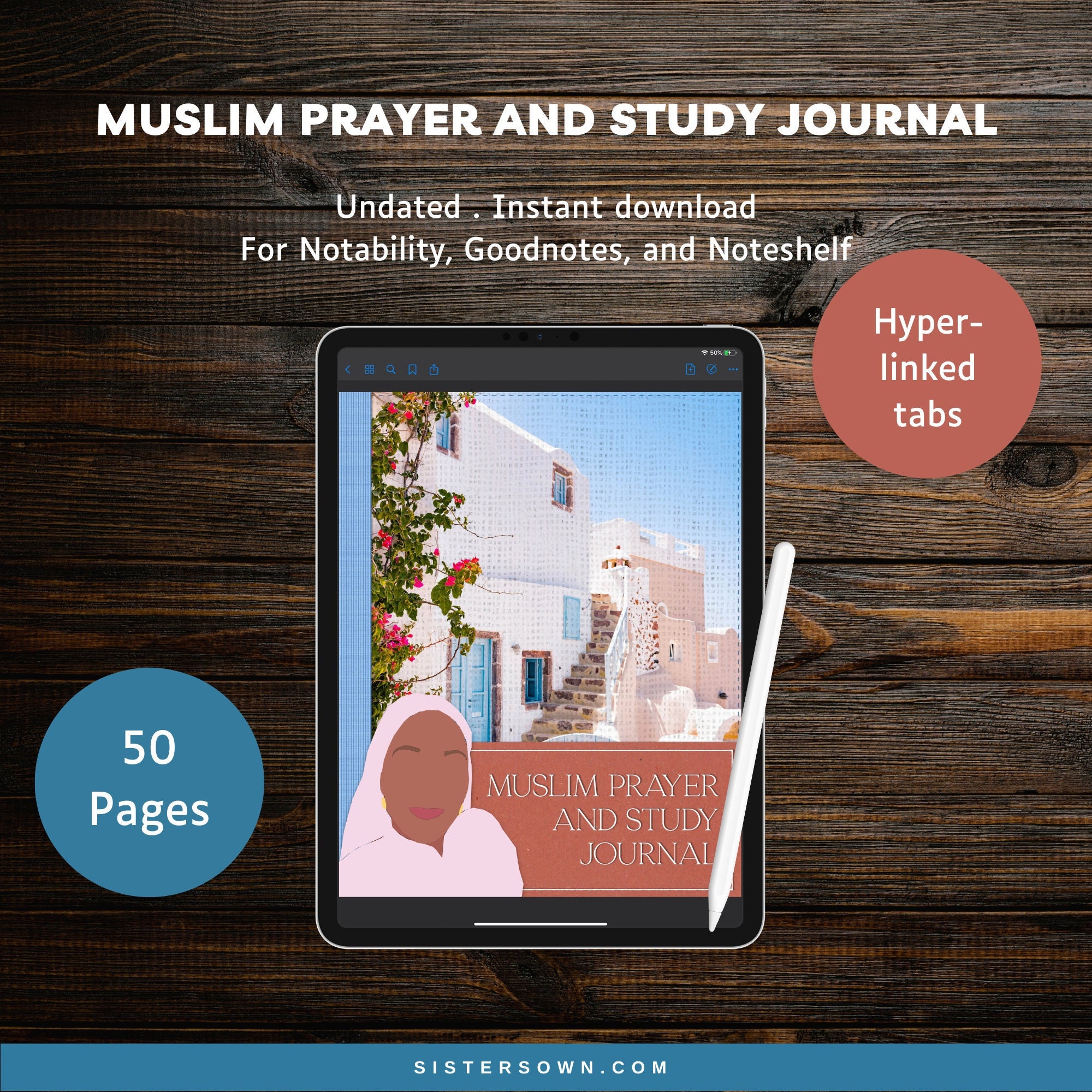 Muslim Prayer and Study Journal, Prayer Journal, Devotional Journal ...