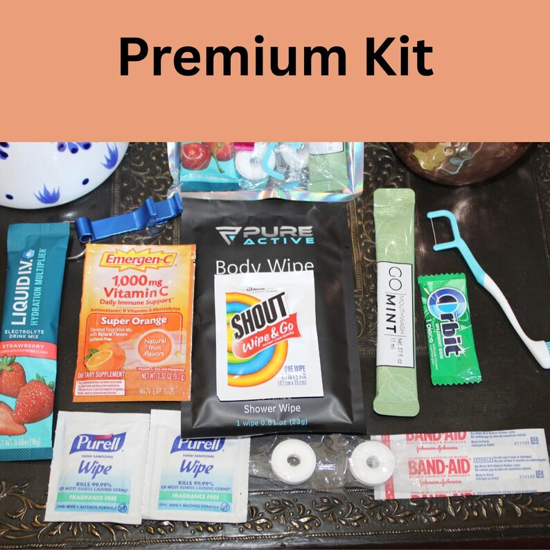 Men’s "regret Nothing" Hangover Kit With Supplies – Bachelor Party ...