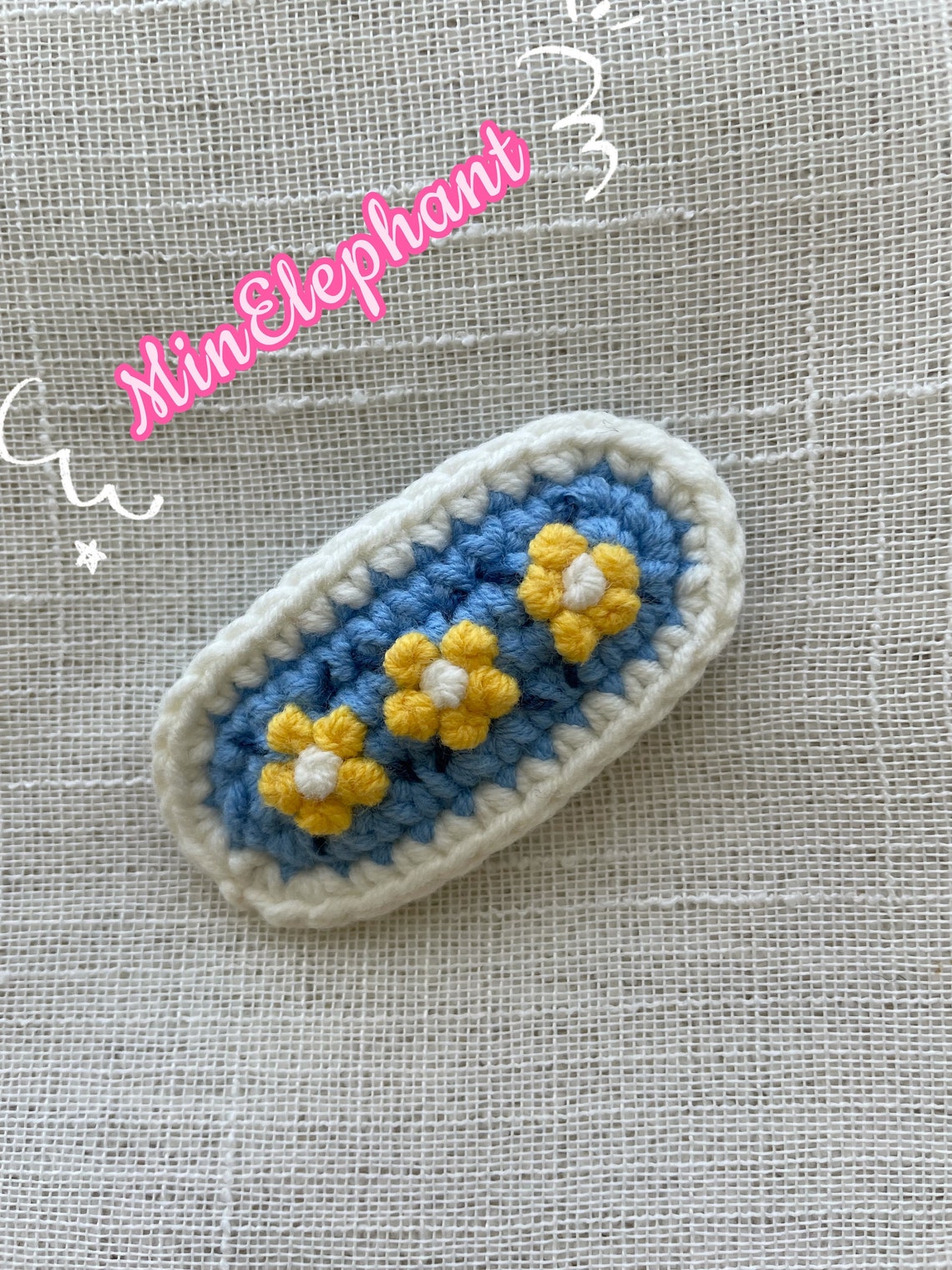 Handmade Hair Accessories/handmade Crochet Hair Clips/handmade Hair ...