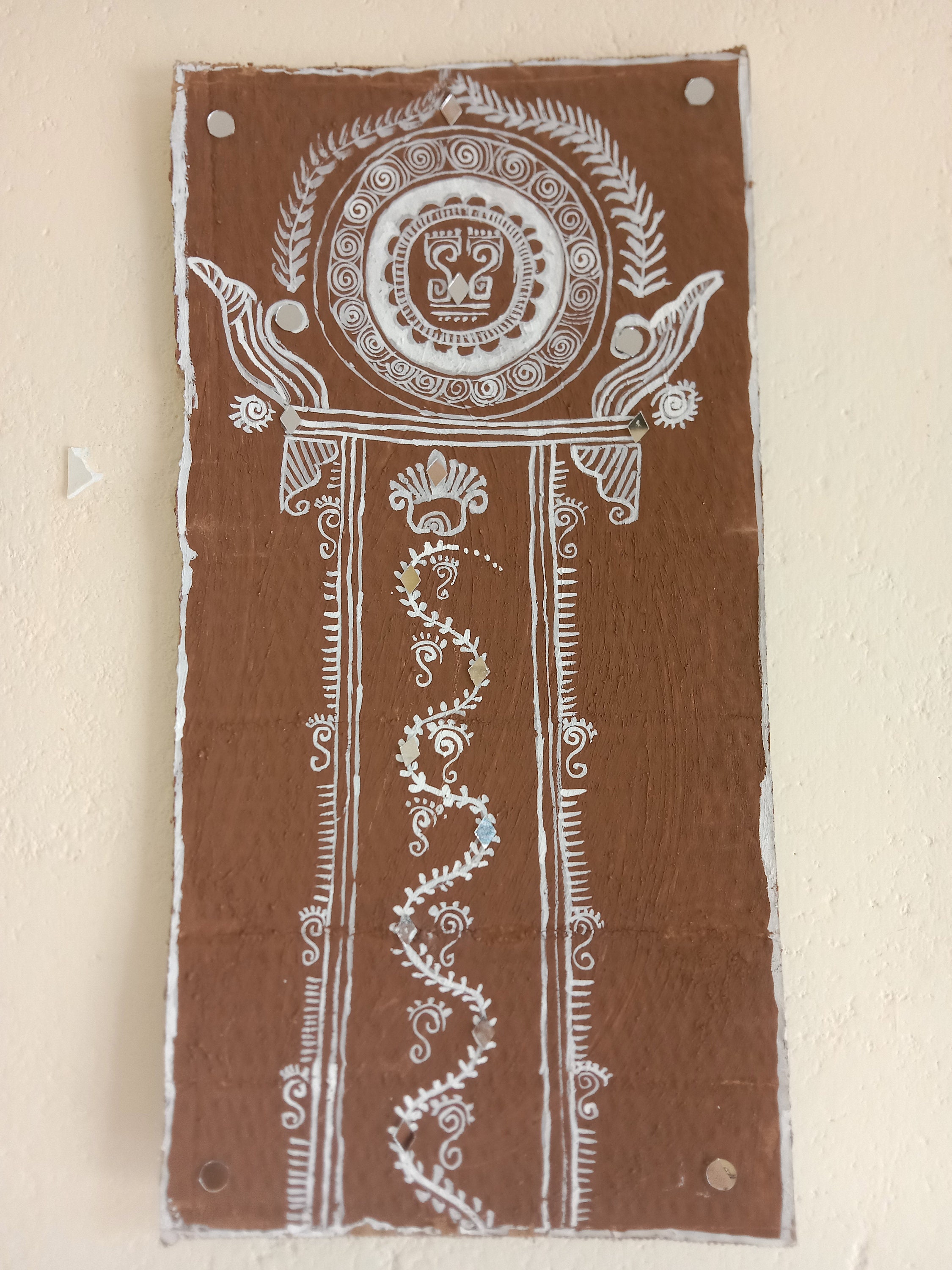 Rajasthani Mandana Art for Home Decor, Shubh-labh Mandana Art, House ...