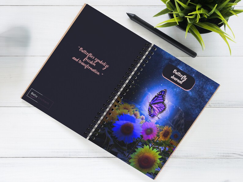 Stunning Butterfly Journal Ideal 6 X 9 Composition 120 Pages of ...