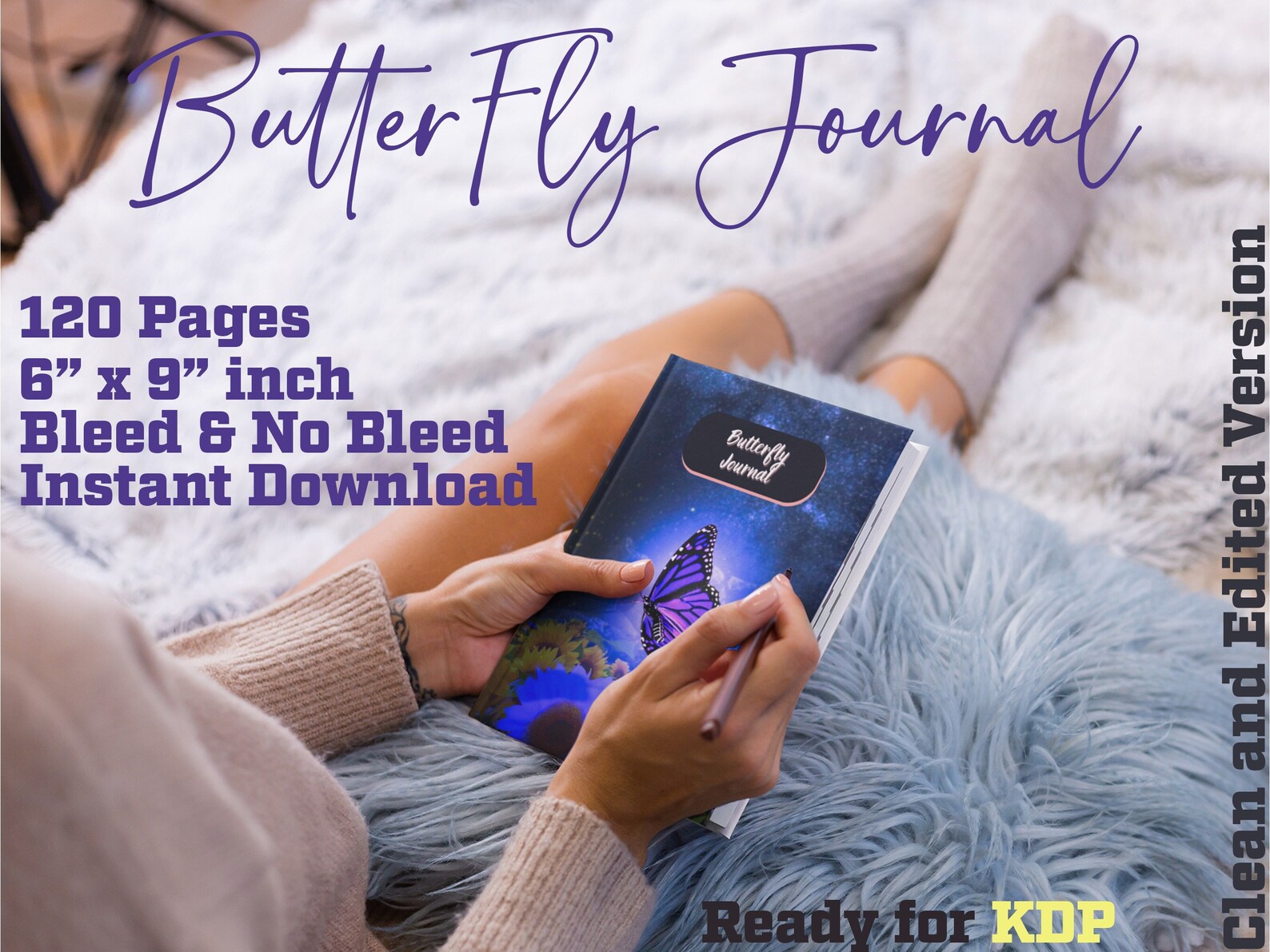 Stunning Butterfly Journal Ideal 6 X 9 Composition 120 Pages of ...