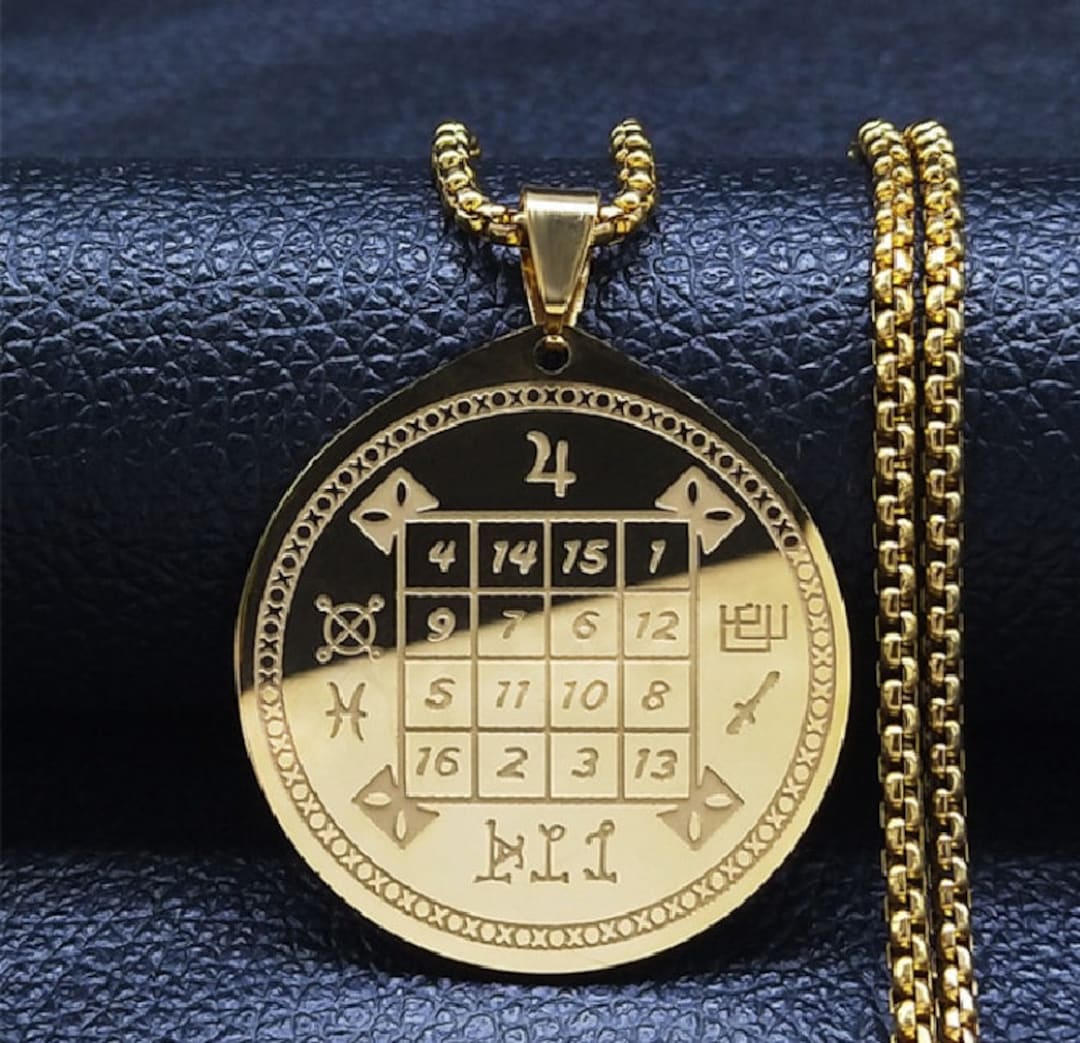 SEAL OF SOLOMON Talisman Necklace Talisman of Protection Good Luck ...