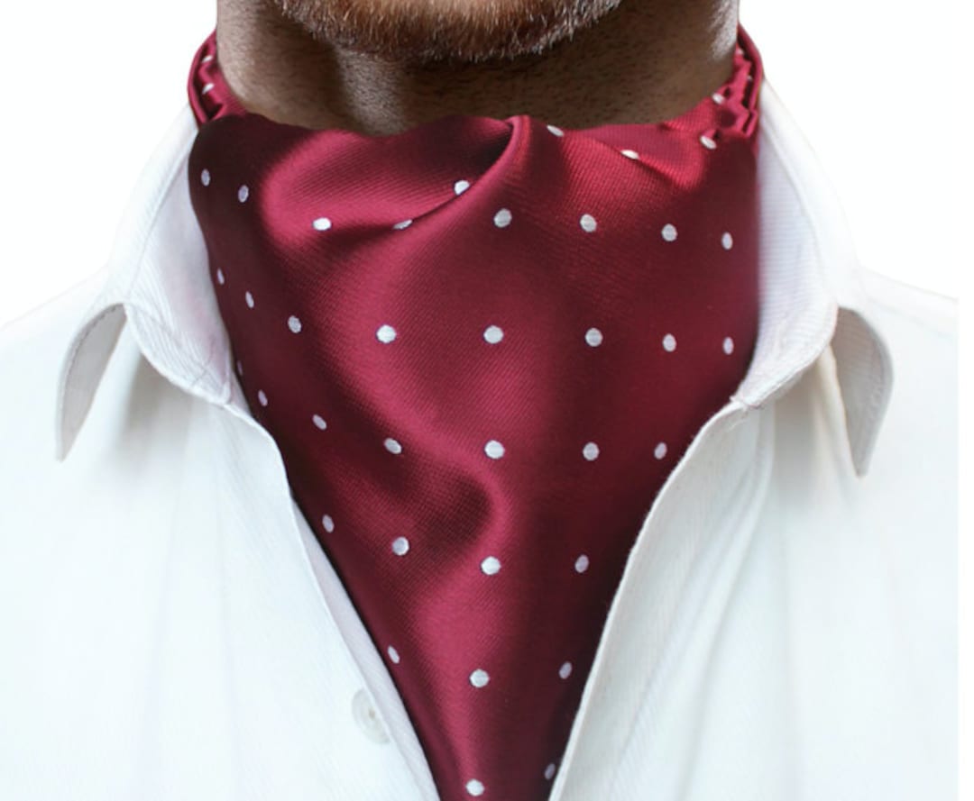LUXURY MEN TIE Men Cravat Cravat Silk Ascot Cravat Silk Ascot Gifts for ...