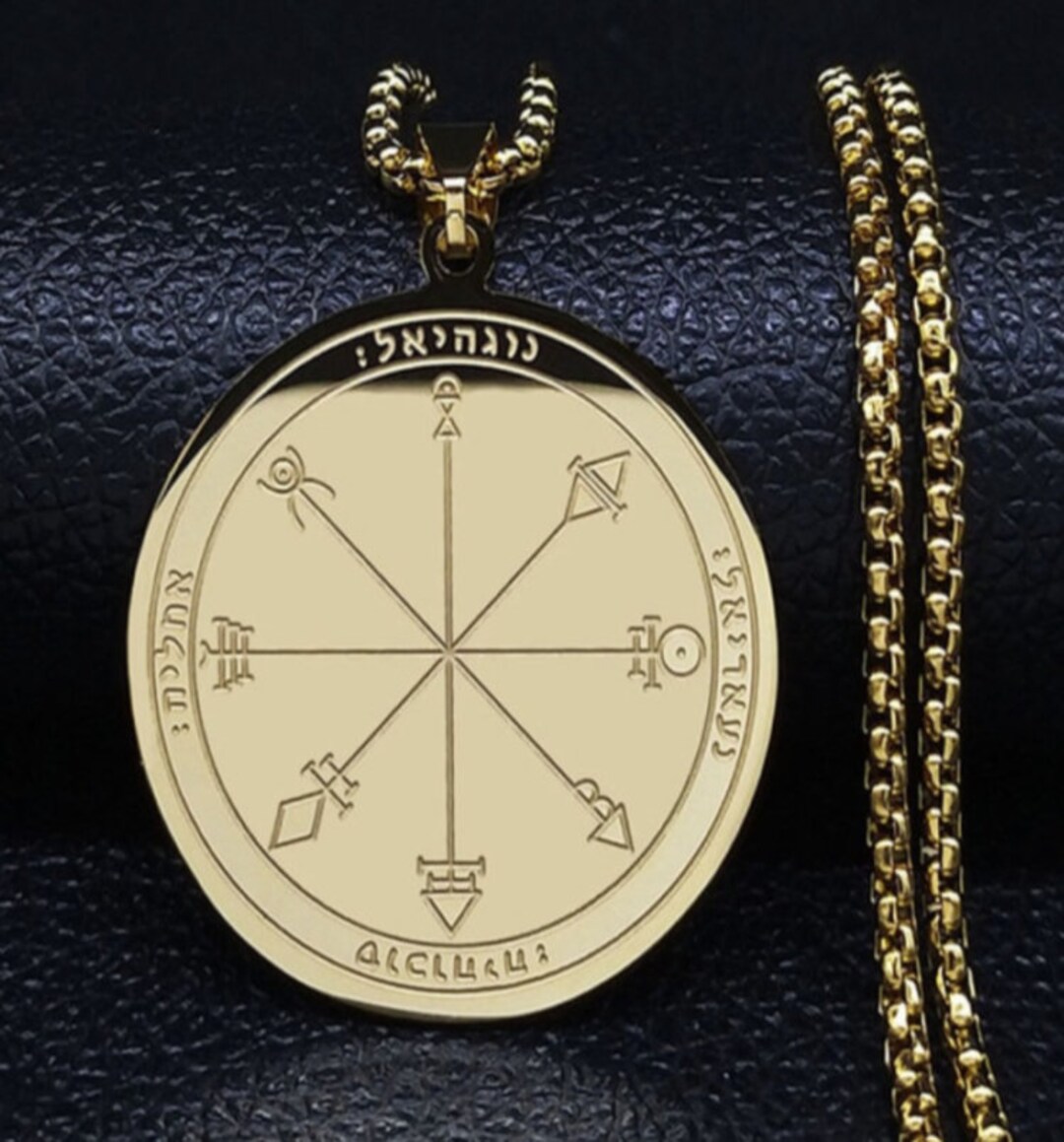 SEAL OF SOLOMON Talisman Necklace Talisman of Protection Good Luck ...
