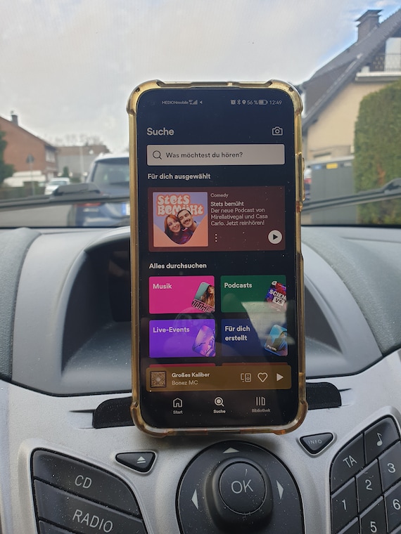 Ford fiesta mk6 phone holder store