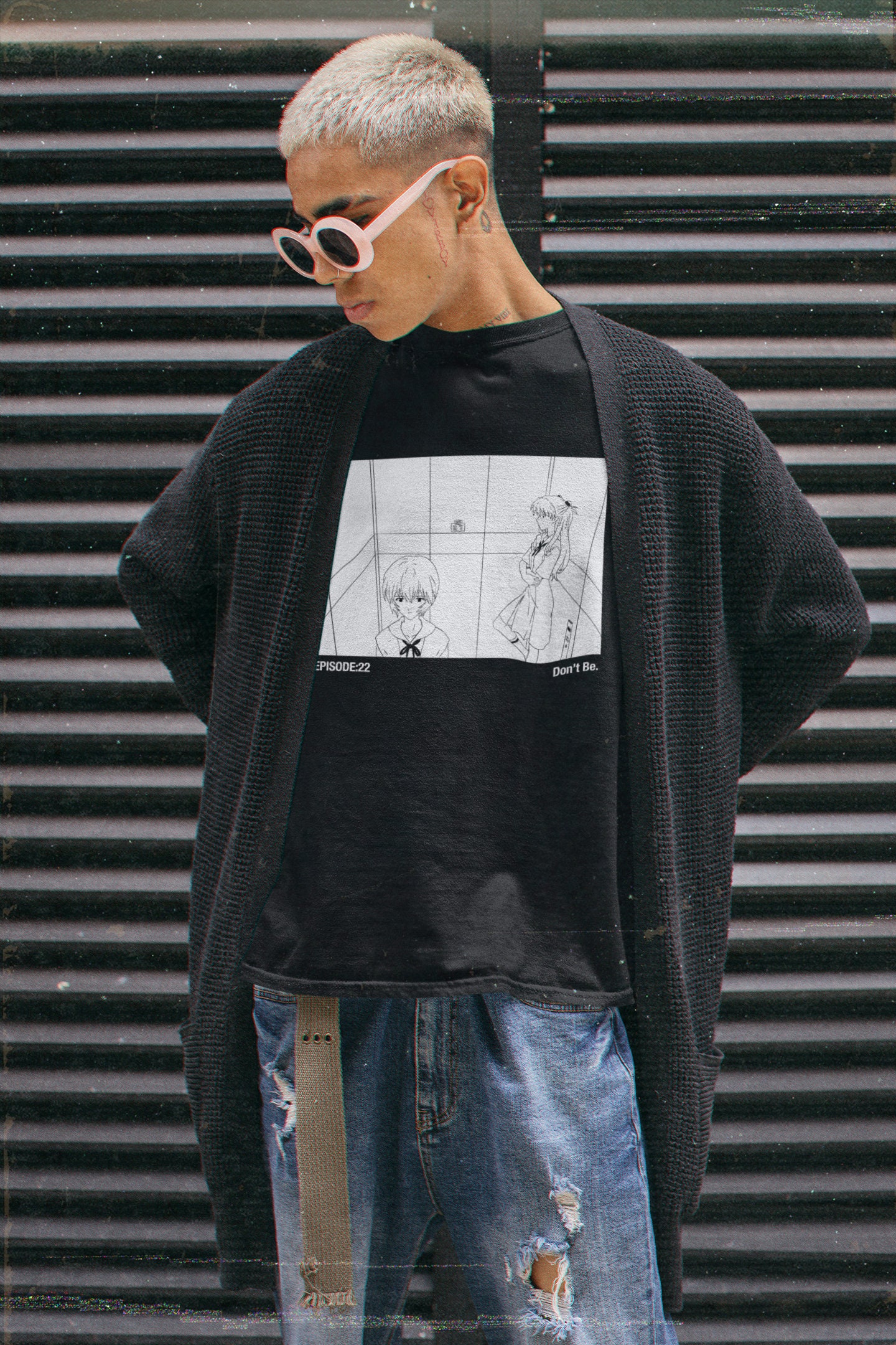 Evangelion Elevator Scene Anime Shirt Asuka and Rei Unisex - Etsy