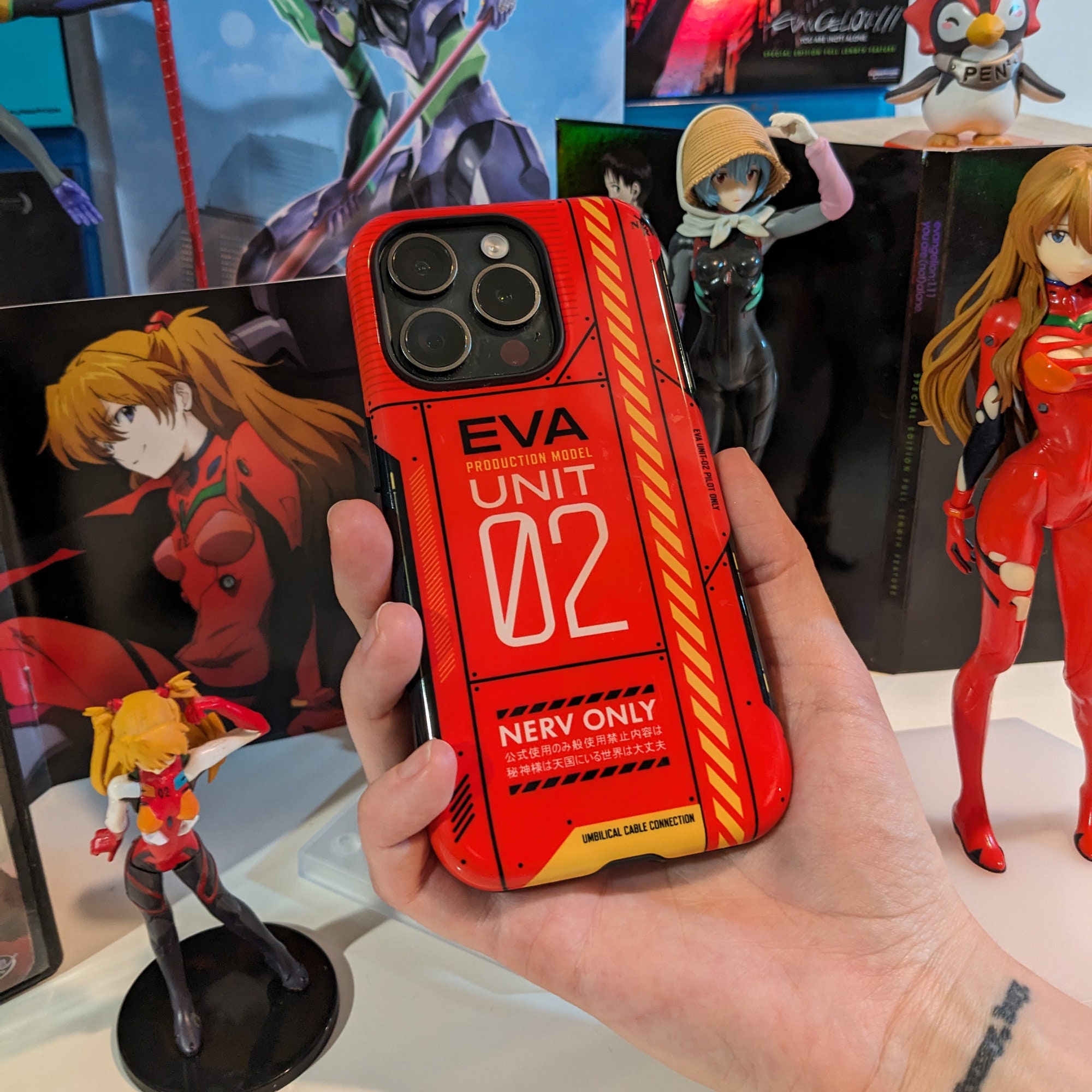 Evangelion Unit-02 Tough Case for Iphone® Anime Phone Case Asuka NERV ...