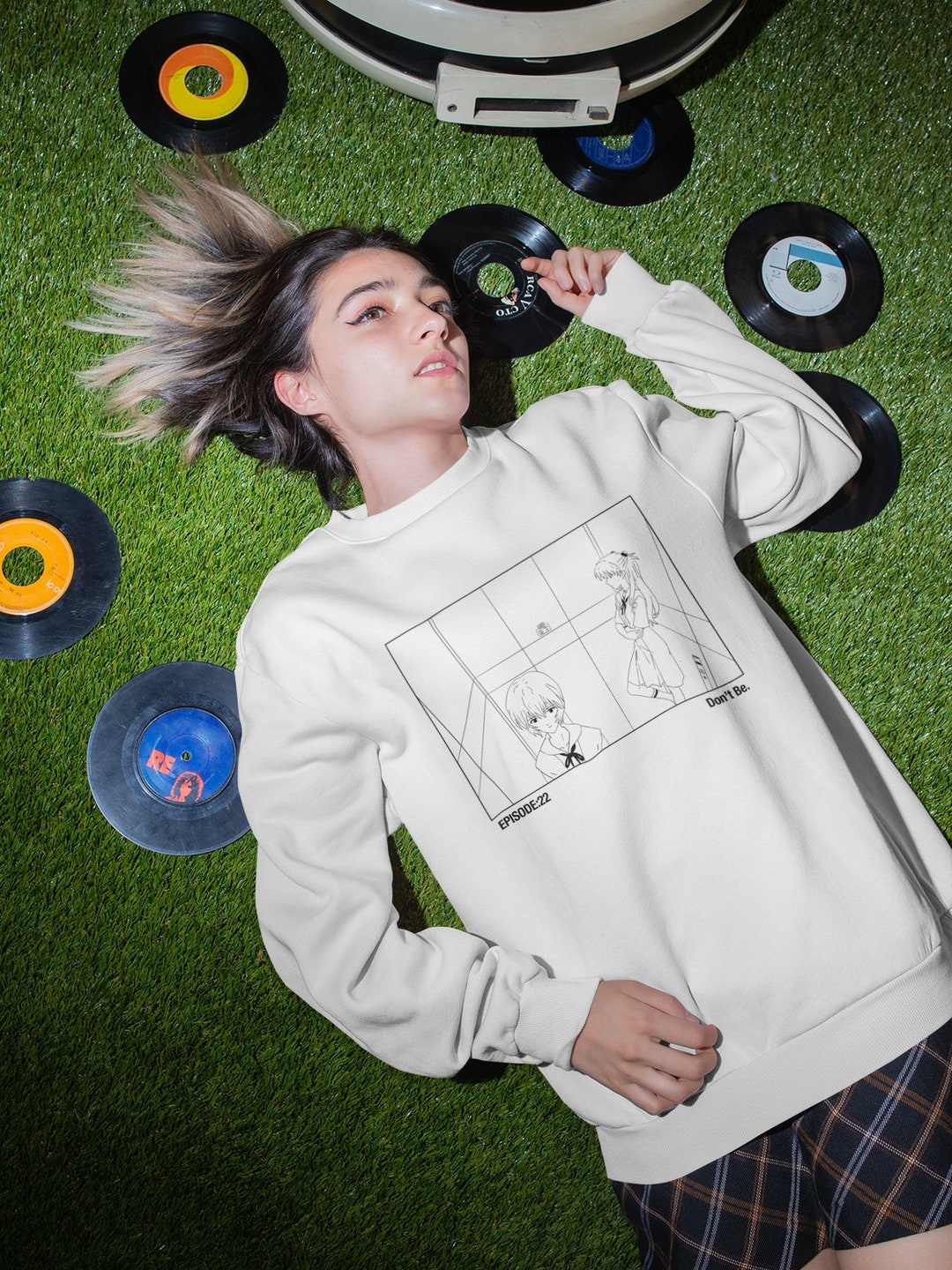 Evangelion Elevator Scene Anime Sweatshirt Asuka and Rei Unisex - Etsy