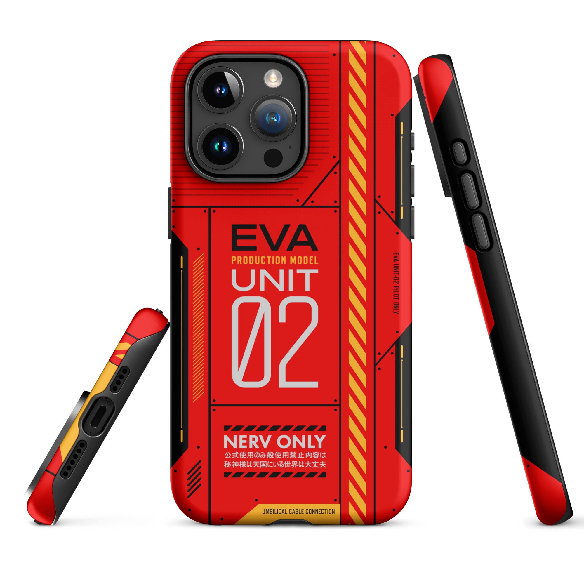 Evangelion Unit-02 Tough Case for Iphone® Anime Phone Case Asuka NERV ...