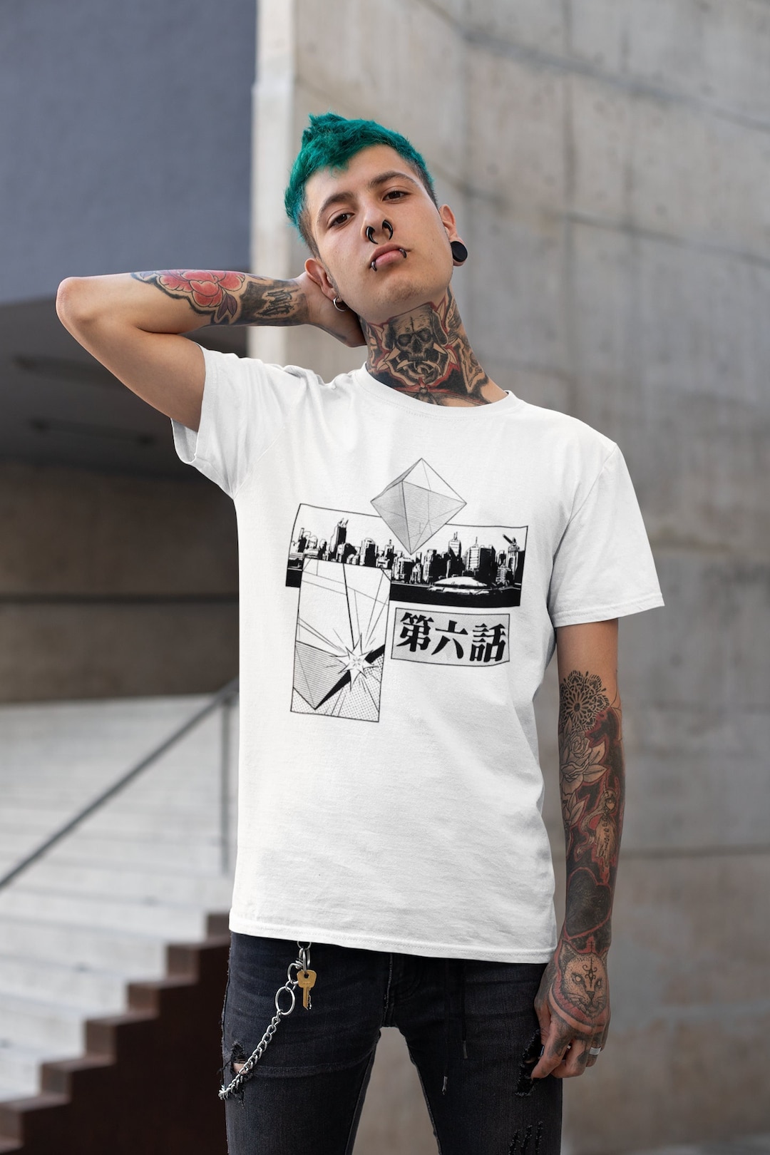 Evangelion Anime T-shirt Ramiel Angel Attack - Etsy