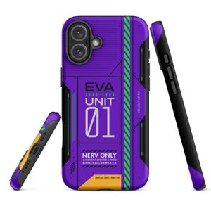Evangelion Unit-01 Tough Case for Iphone® Anime Phone Case Shinji Ikari ...