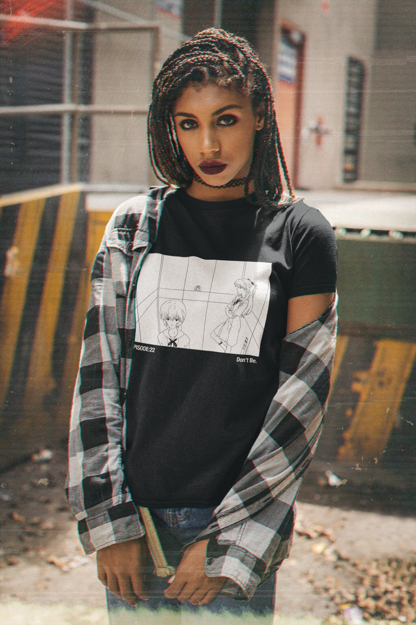 Evangelion Elevator Scene Anime Shirt Asuka and Rei Unisex - Etsy