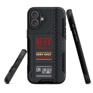 NERV HQ Evangelion Tough Case for Iphone® Anime Phone Case Neon Genesis ...