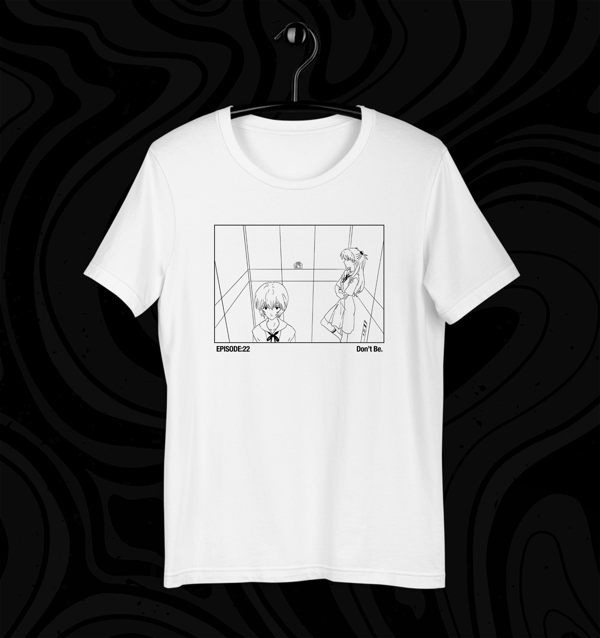Evangelion Elevator Scene Anime Shirt Asuka and Rei Unisex - Etsy