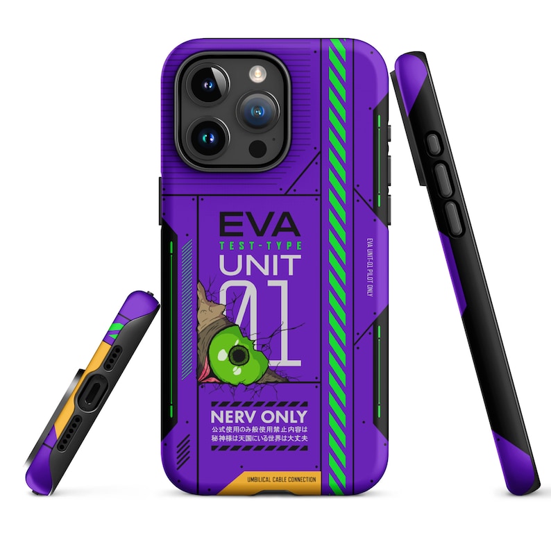 Evangelion Unit-01 berserker Mode Tough Case for Iphone® Anime Phone ...