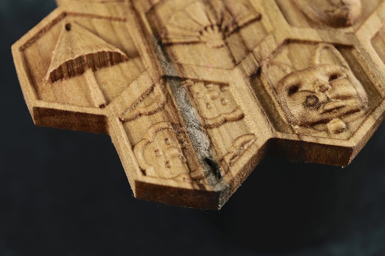 Digital Japanese Inspired Icon Pattern Woodcarving, 3D Model, CNC Files ...