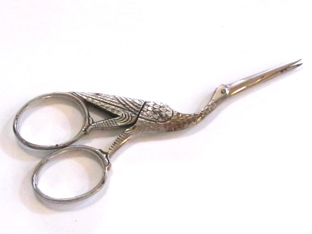 Vintage, Antique Stork Bird Scissors, Rochester Cutlery Germany, German ...