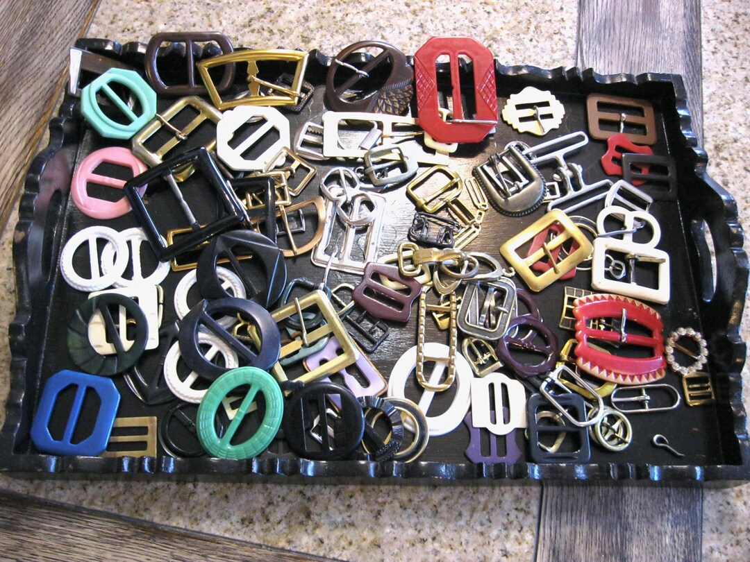 Vintage Belt Buckle Lot, Antique Buckle, Bakelite Buckle, Vintage ...
