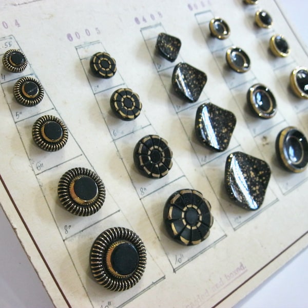 Vintage Button Cards - Etsy