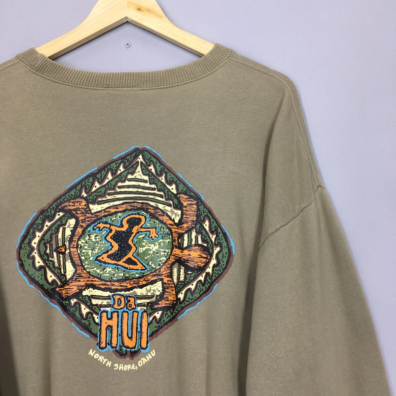 Vintage Da Hui North Shore Oahu Sweatshirt Large 90s Friends - Etsy