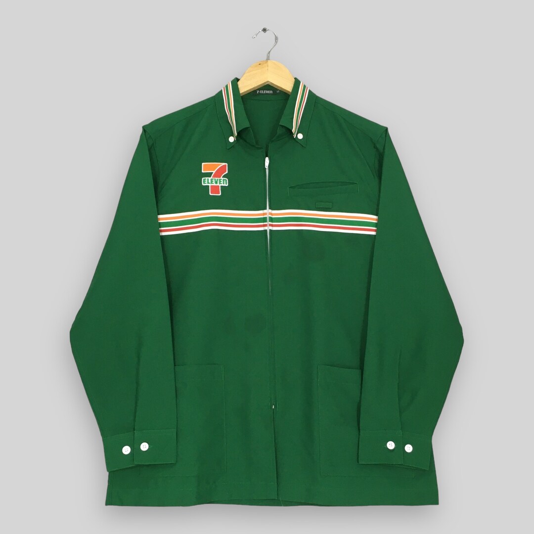 Vintage 7-eleven Uniform Workers Shirt Medium 7 Eleven Convenience ...