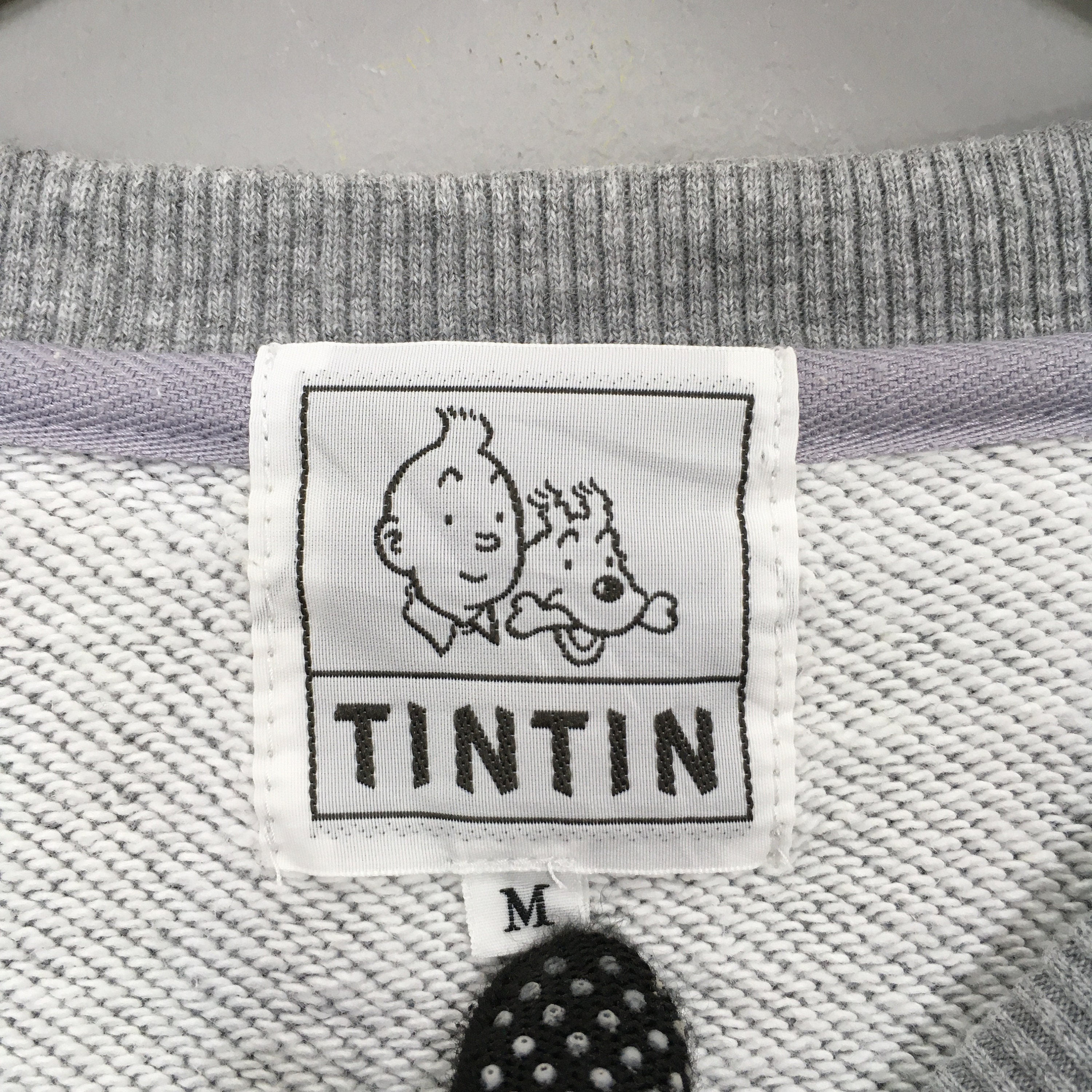 Vintage the Adventures of Tintin Cartoon Sweatshirt Medium Moon Rocket ...