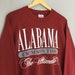 Vintage 90s Alabama Crimson Tide NCAA Sweatshirt Large Alabama Crimson ...
