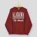 Vintage 90s Alabama Crimson Tide NCAA Sweatshirt Large Alabama Crimson ...