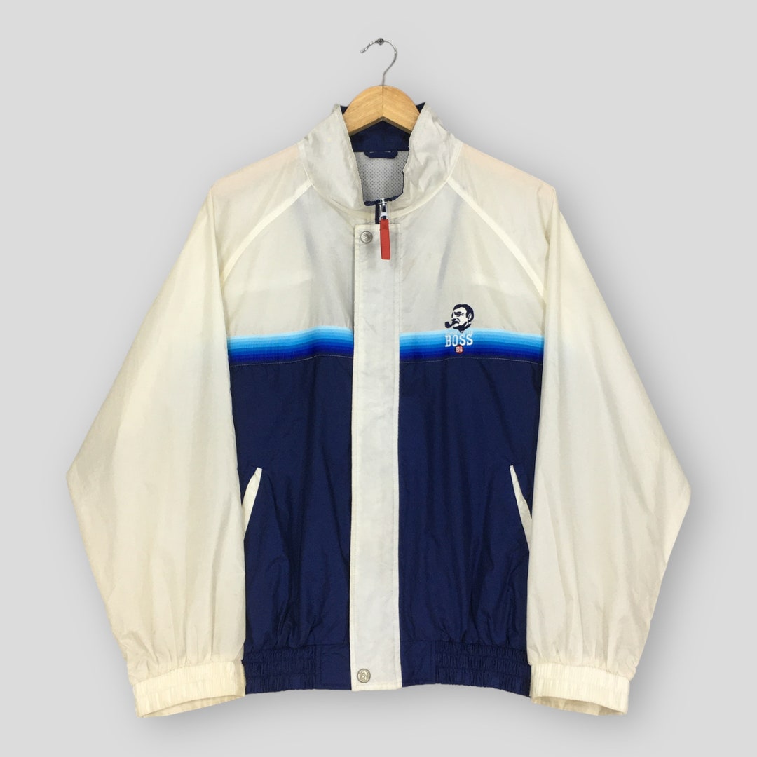 Vintage 90s Suntory Boss Coffee Windbreaker Jacket Large Suntory Boss ...